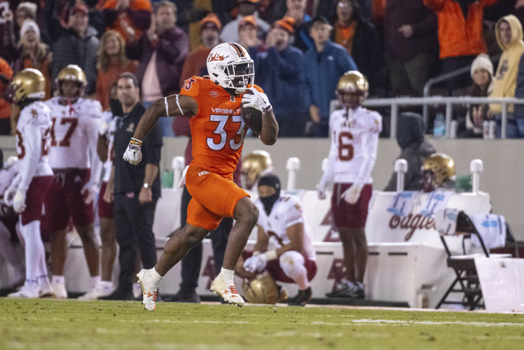 Tuten’s record night carries Virginia Tech to 42-21 win over Boston ...